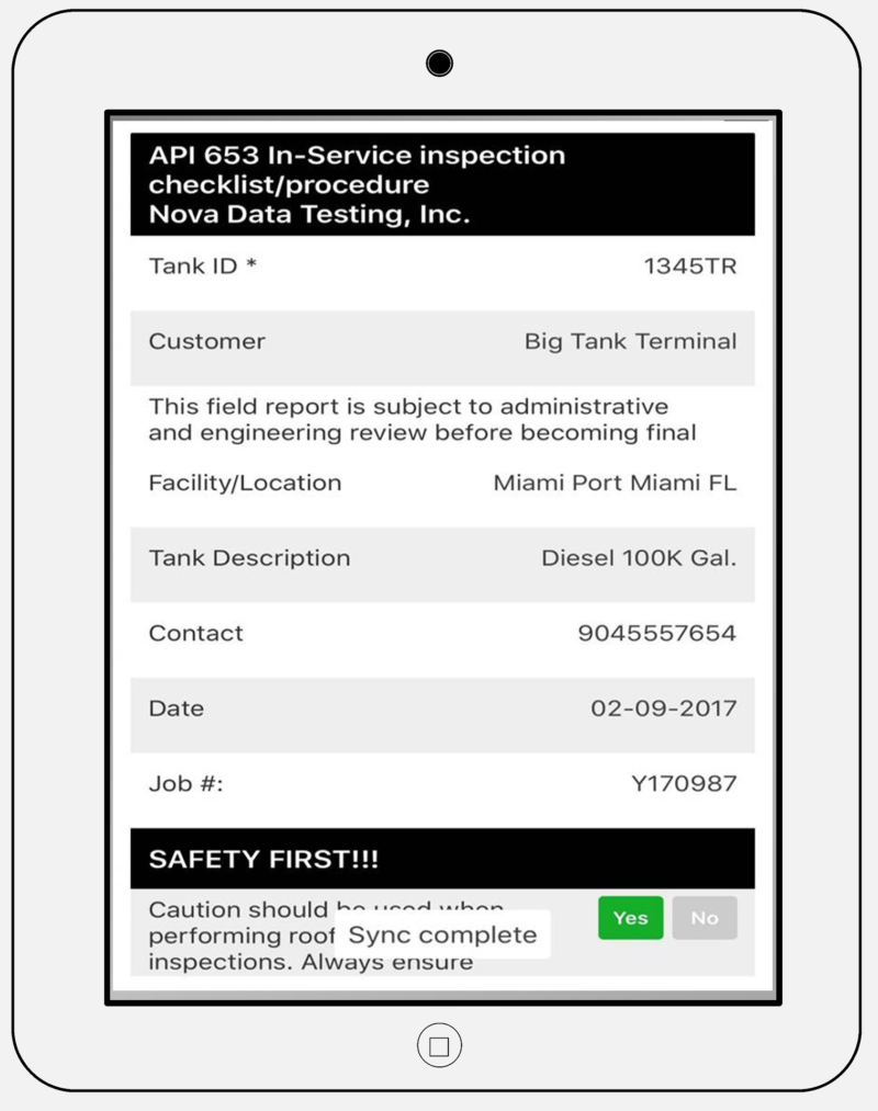 Storage Tank Inpsections – Nova Data Testing